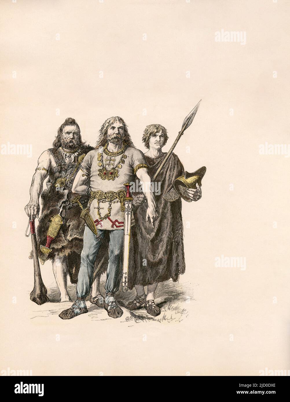 Ancient German, The Teutonic Tribes, Beginning of the Christian Era ...