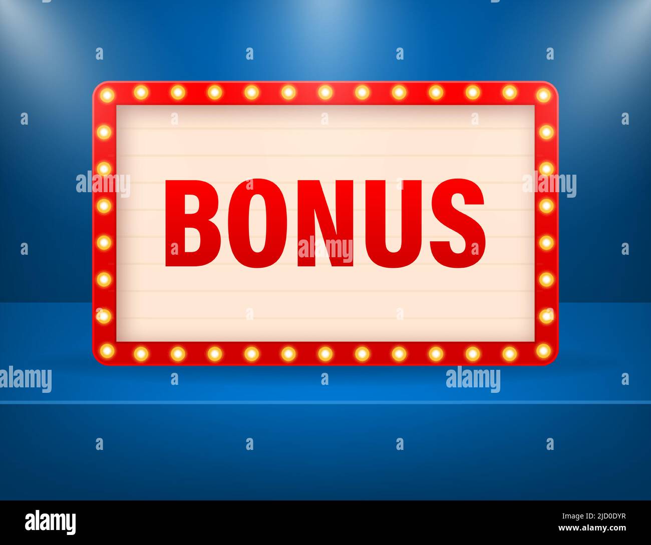 Cartoon banner. Bonus sign vector design template. Giveaway banner ...