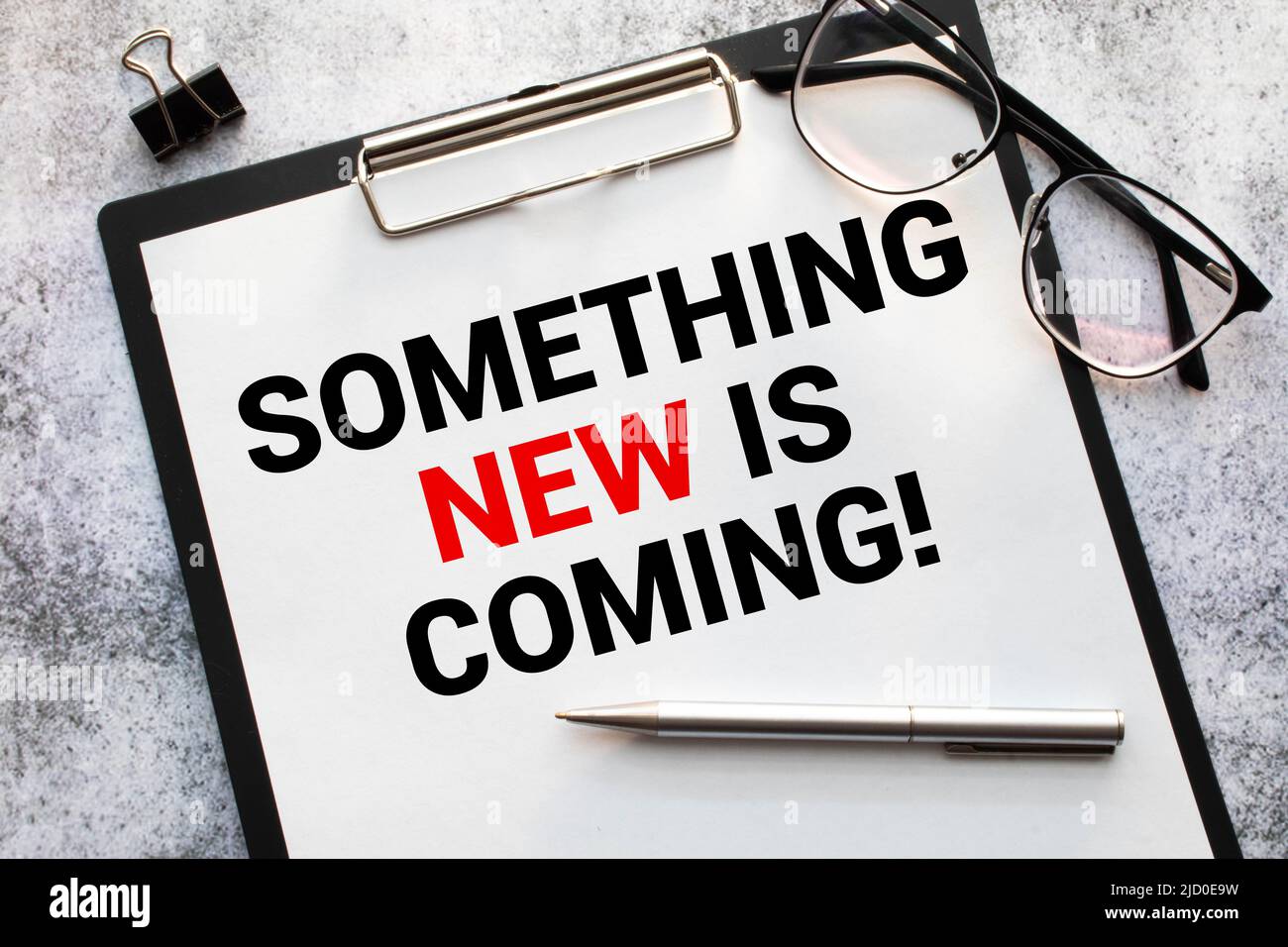 Coming soon something new hi-res stock photography and images - Alamy