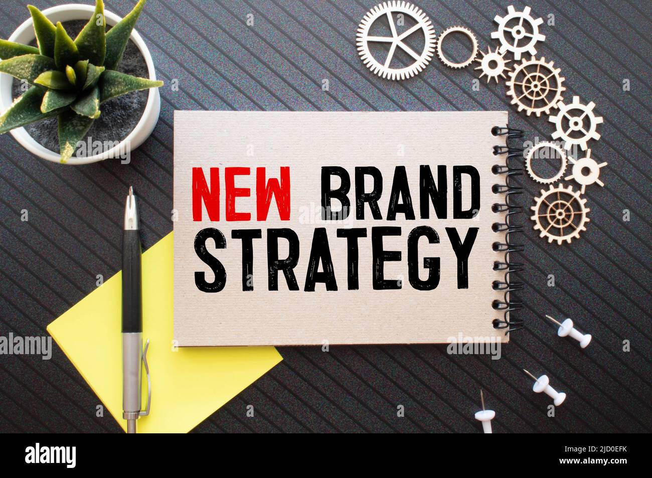 Build your brand. A text label in the planning notebook. A strategy for ...