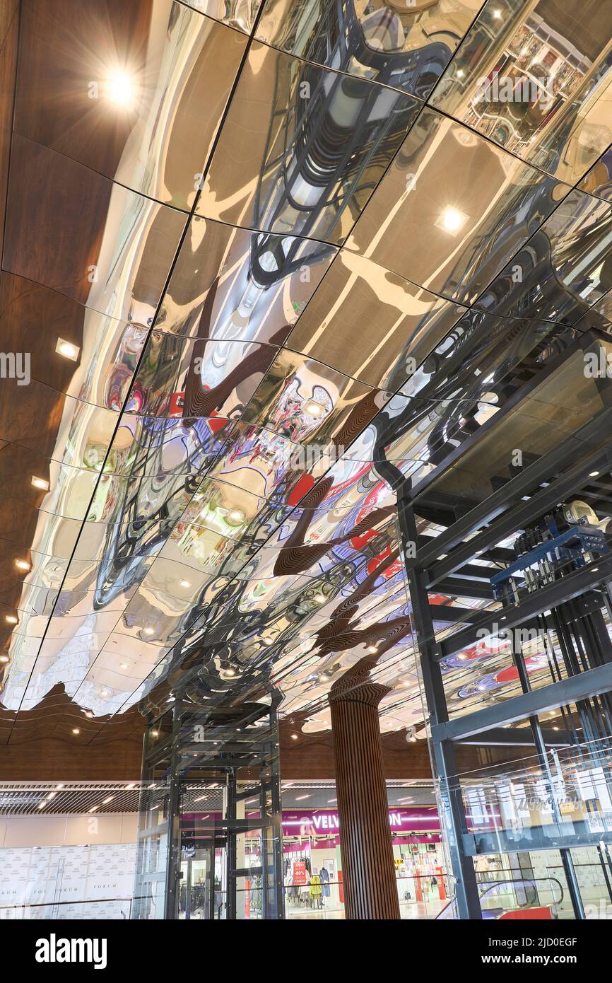 Photos of the mall and its wooden ceilings Stock Photo - Alamy