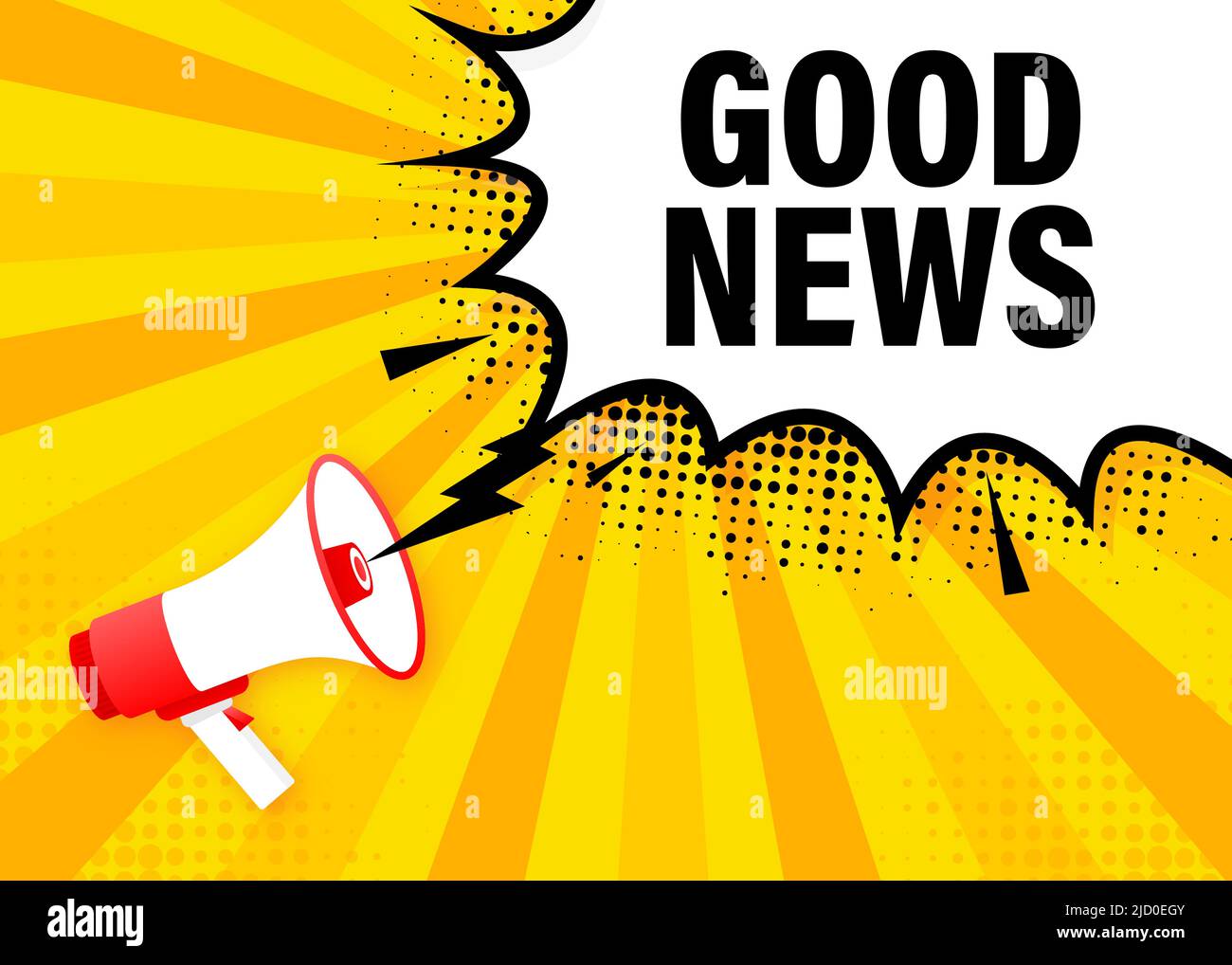 Information alert good news Stock Vector Images - Alamy