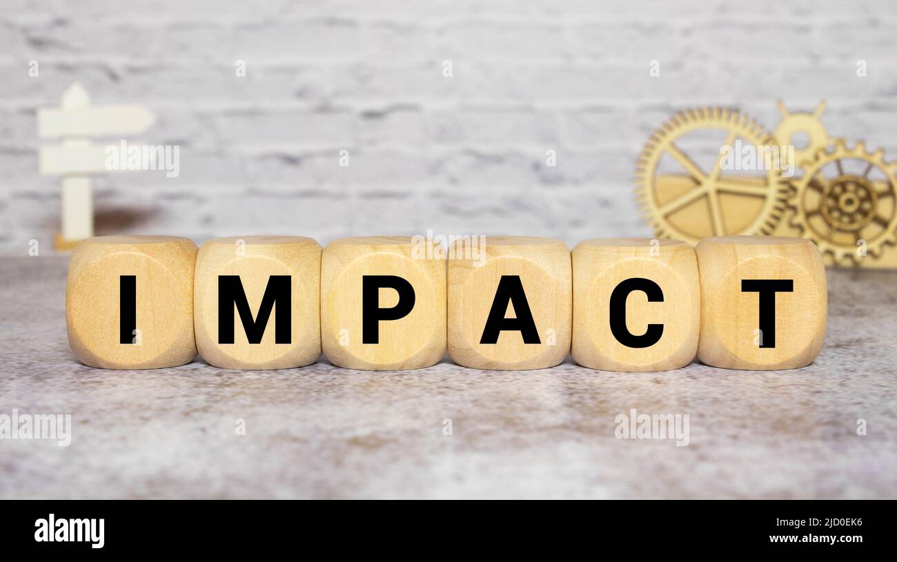 Impact word hi-res stock photography and images - Alamy