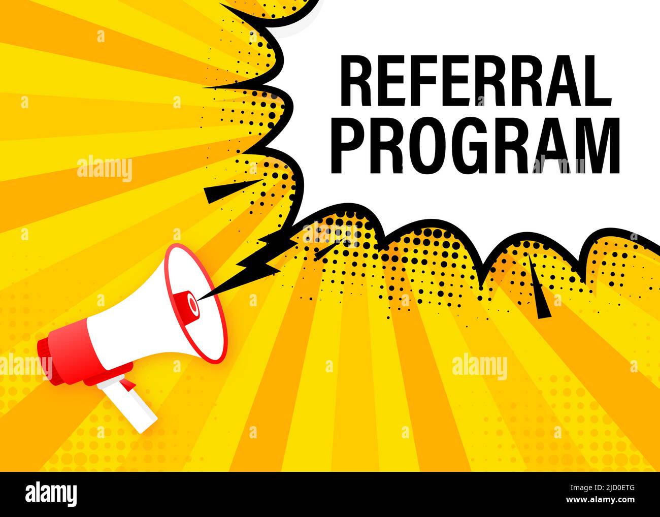 Referral marketing vector hi-res stock photography and images - Alamy