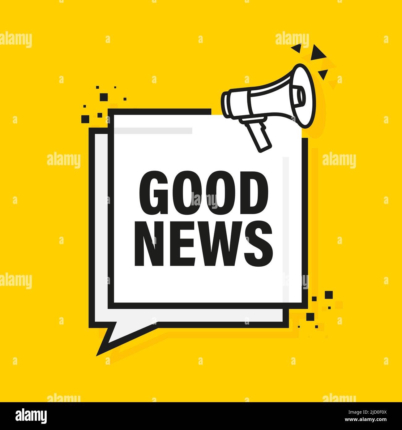 Information alert good news Stock Vector Images - Alamy