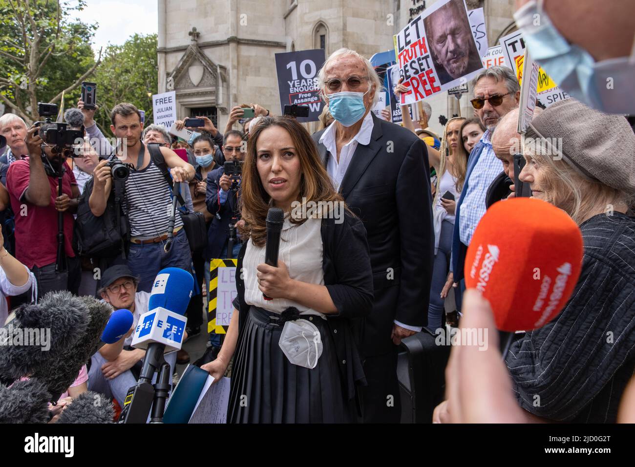The partner of Wikileaks founder Julian Assange, Stella Moris speaks to ...