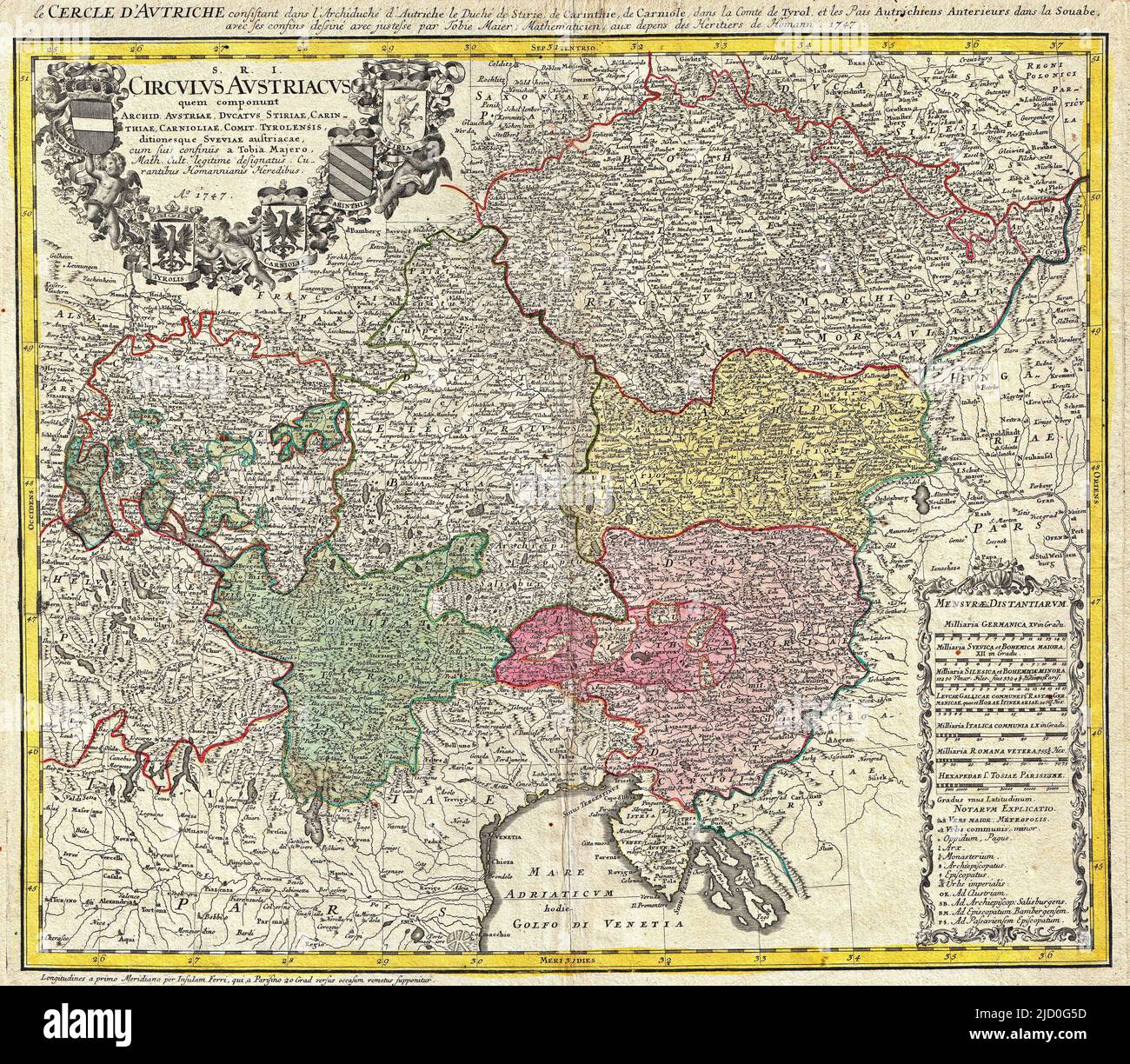 Vintage map of bohemia hi-res stock photography and images - Alamy
