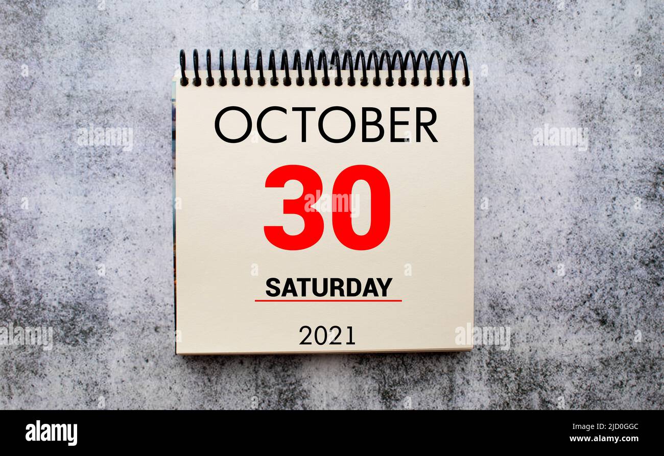 Daylight saving time ends - October 30, 2022 Stock Photo - Alamy