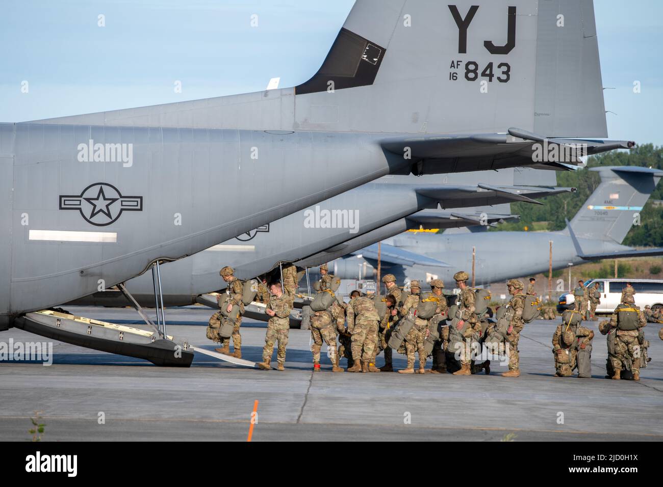 U.S. Army Paratroopers assigned to the 2nd Infantry Brigade Combat Team ...