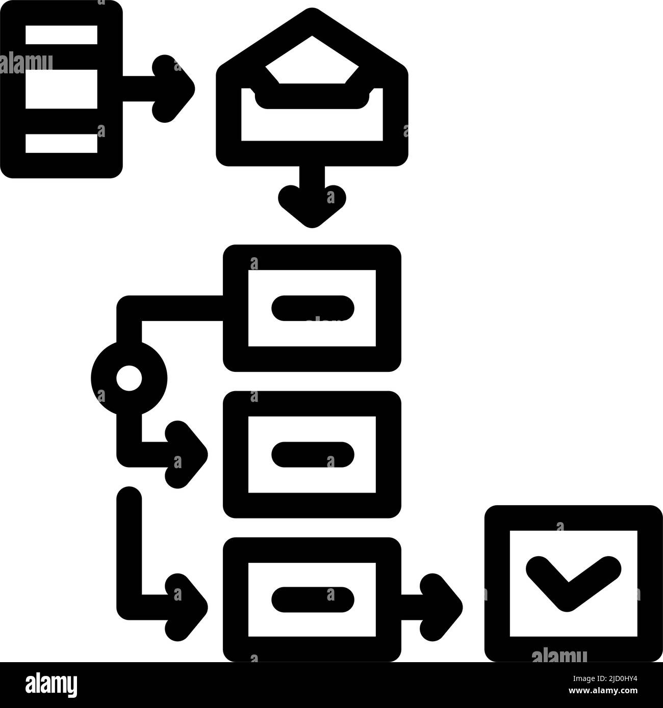 campaign production deployment line icon vector illustration Stock ... campaign production deployment line icon vector illustration Stock ...