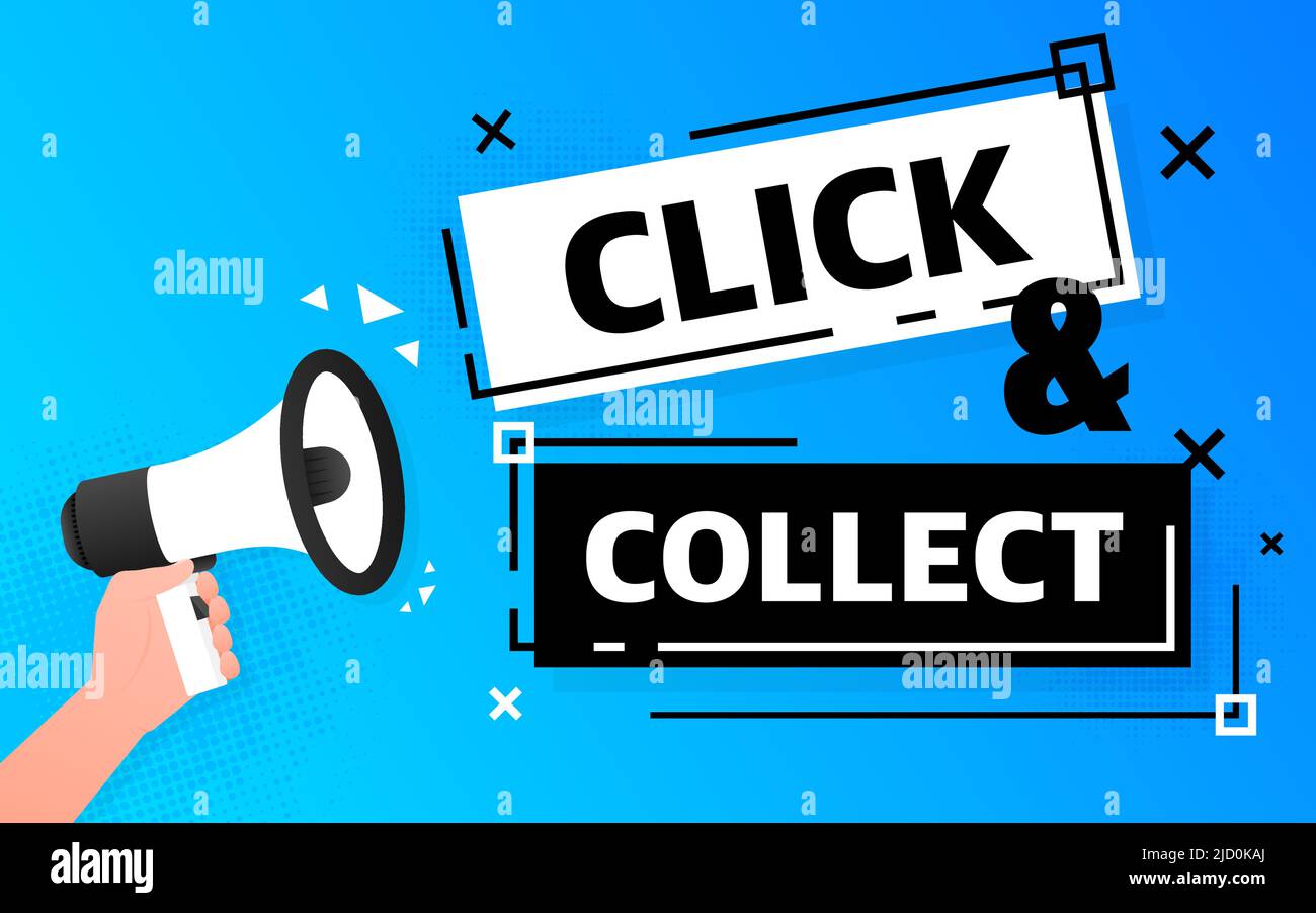 Click and collect food Stock Vector Images - Alamy