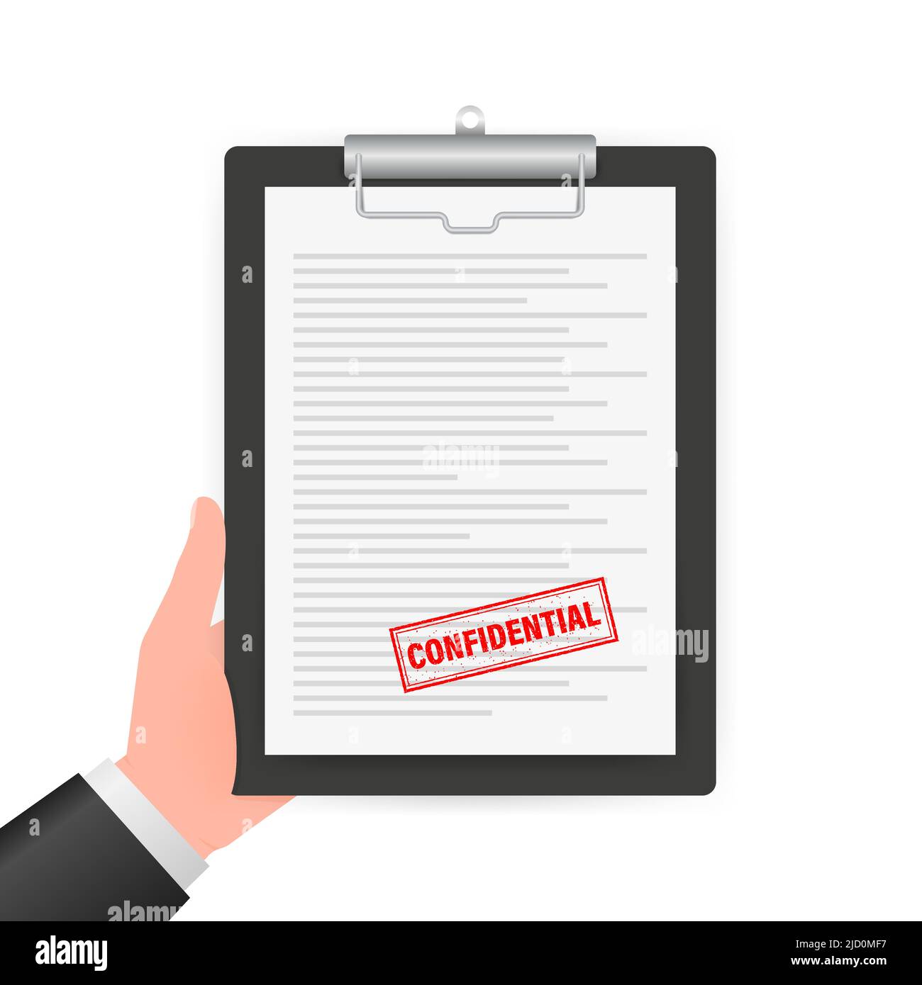 Confidential on document icon. Padlock icon. Vintage confidential ...