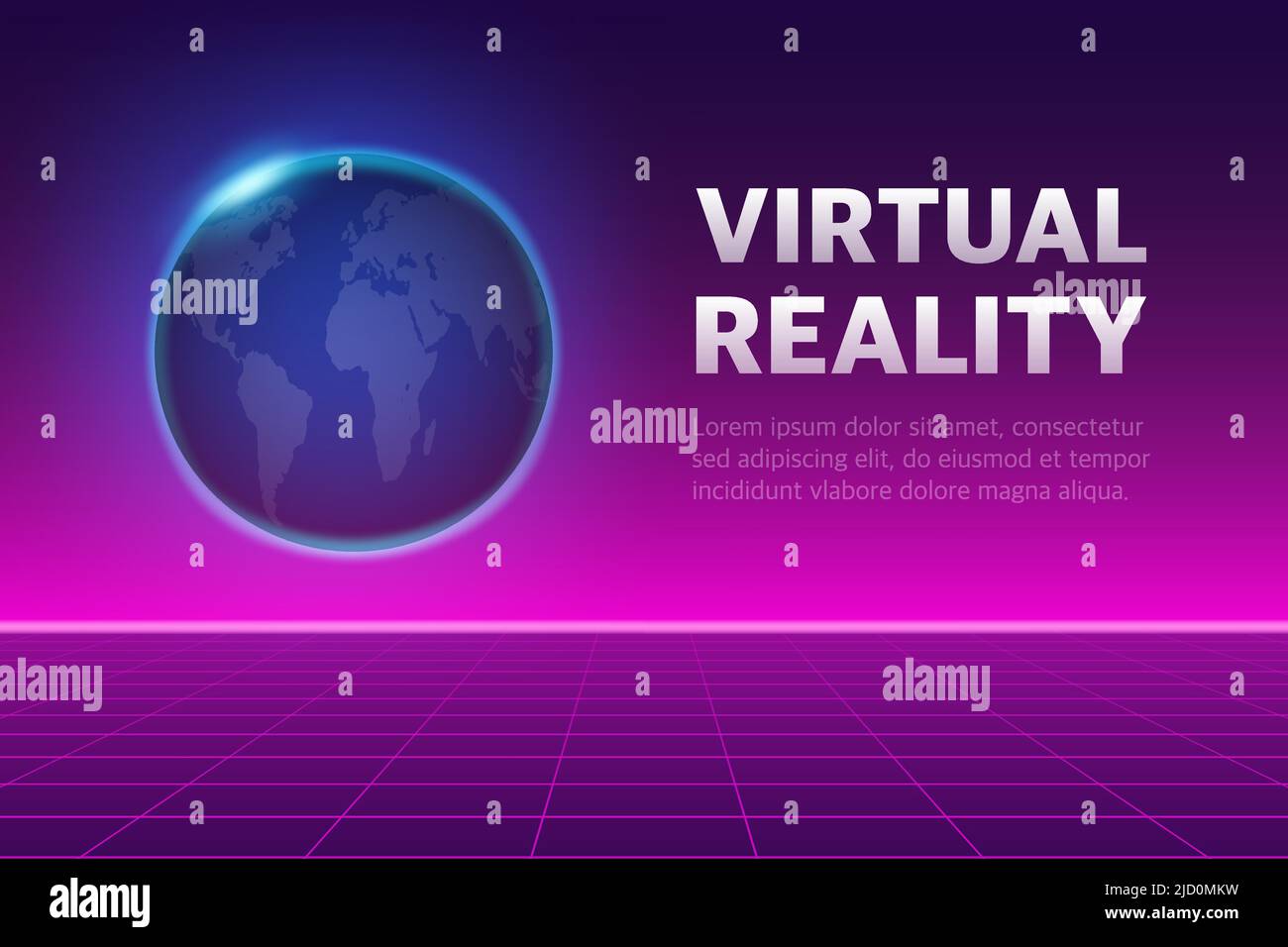 Metaverse technology concept. Digital space. Virtual reality. 3d vector ...