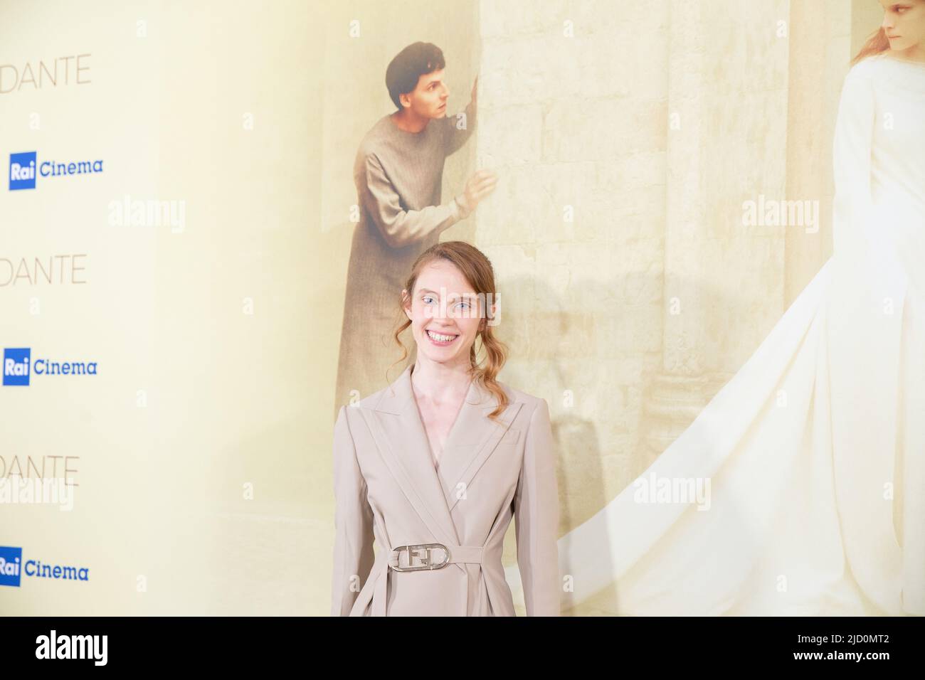 June 16, 2022, Rome, Italy: Italian actress Carlotta Gamba attends the ...