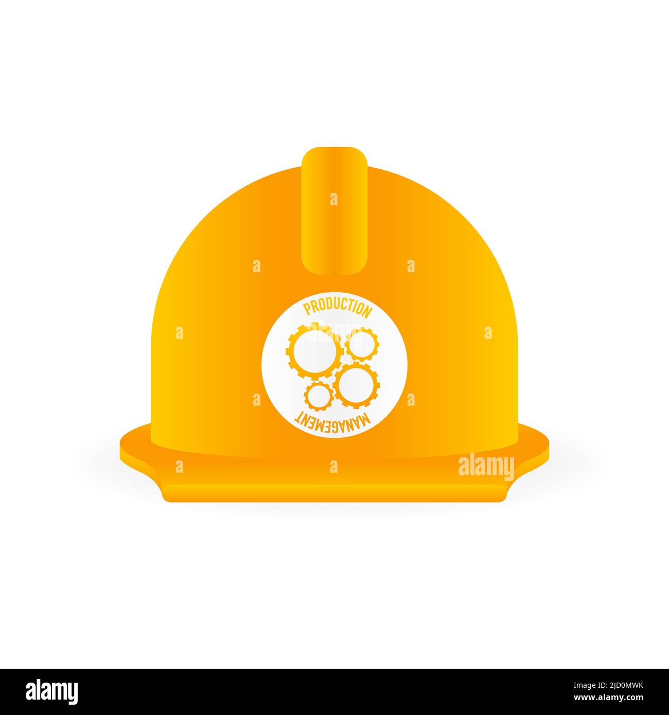 Production management helmet. Business process automation concept ... Production management helmet. Business process automation concept ...