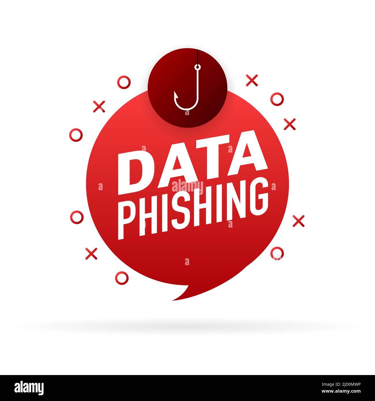 Data fishing, hacker attack. Computer hack concept. Cyber security ...