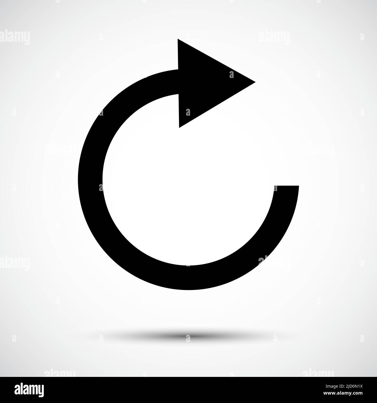 Refresh Icon Symbol Sign Isolate on White Background,Vector ...