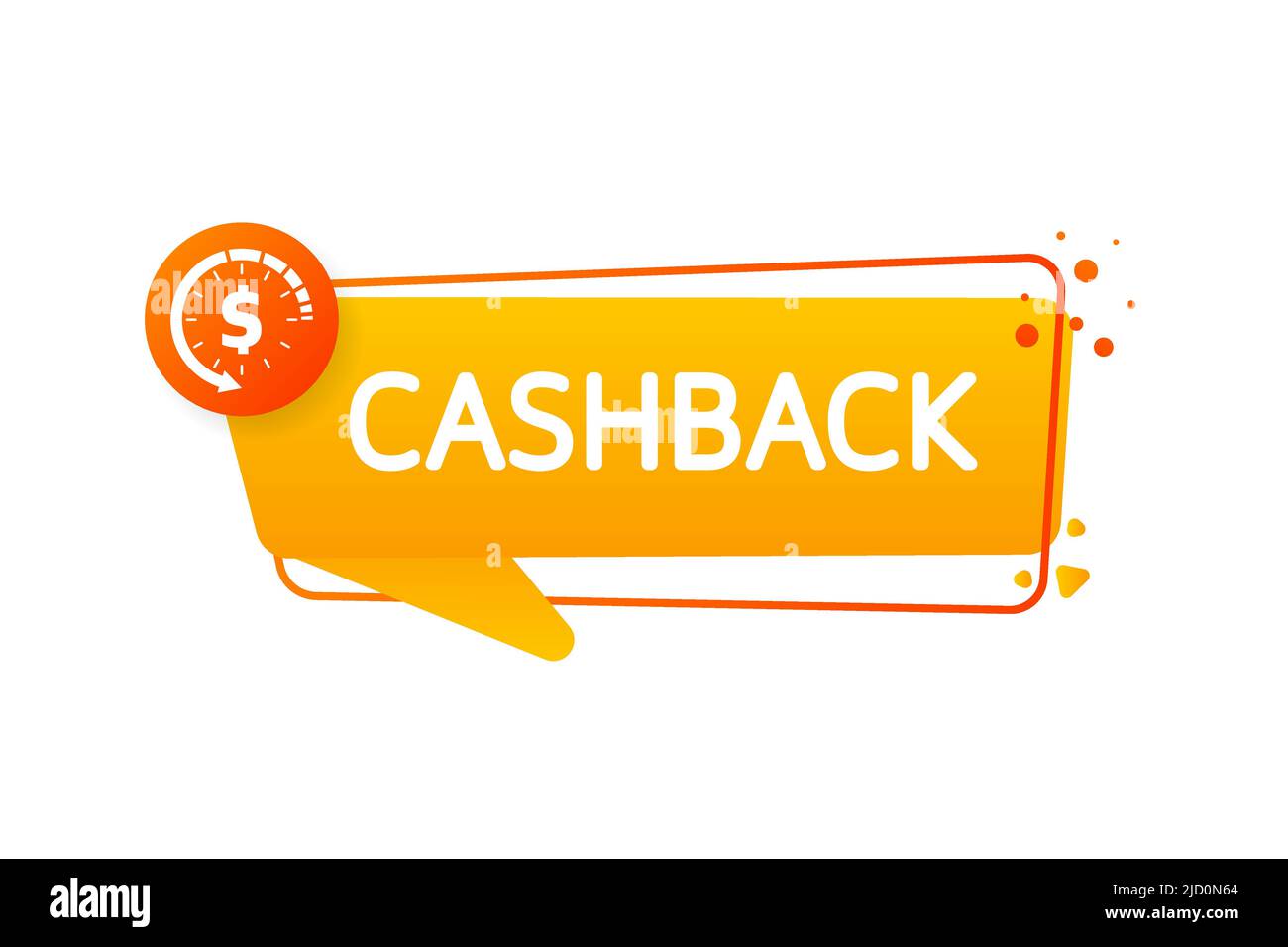 Ribbon cashback symbol logo Stock Vector Images - Alamy