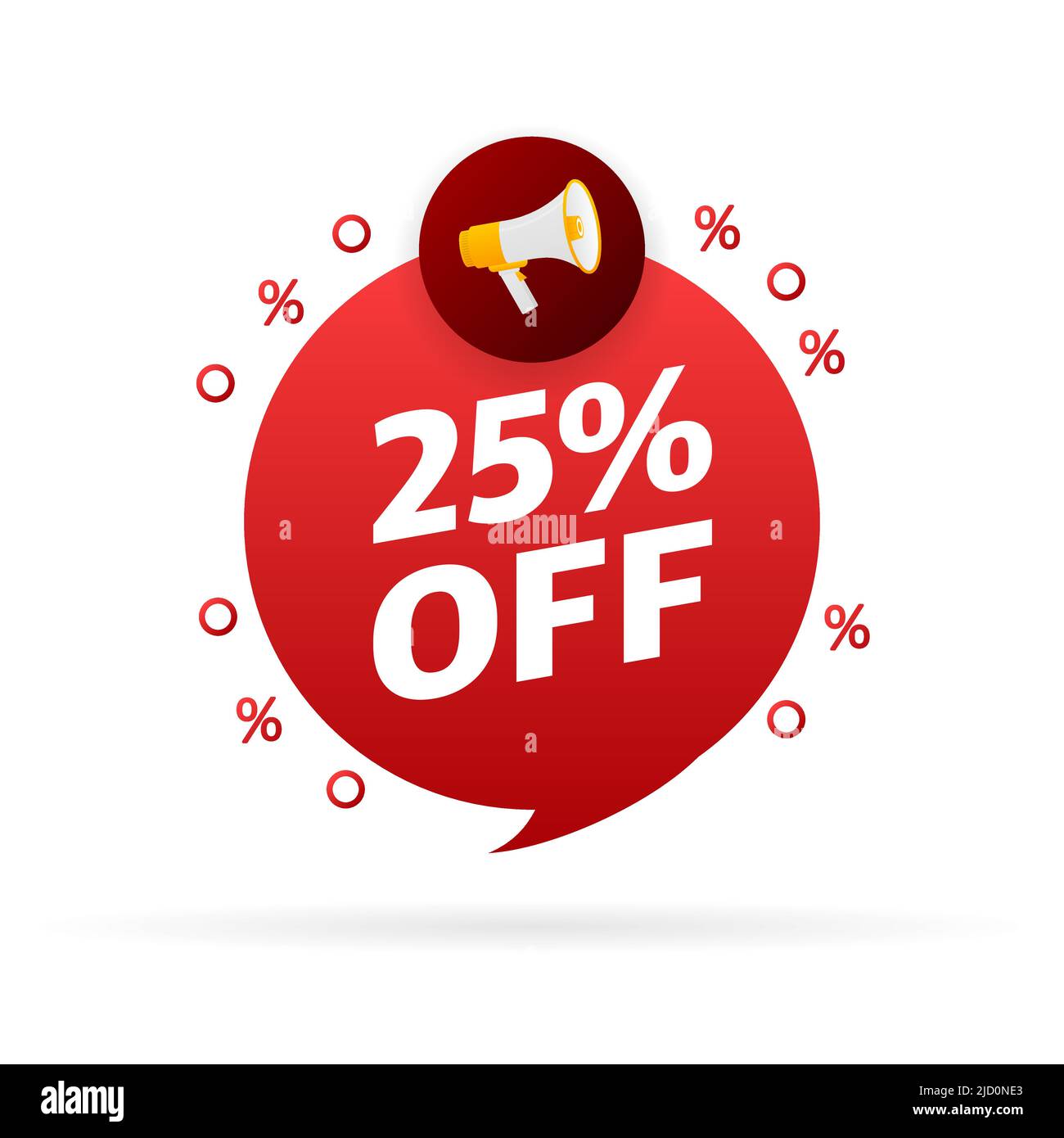 25 percent Cut Out Stock Images & Pictures - Alamy