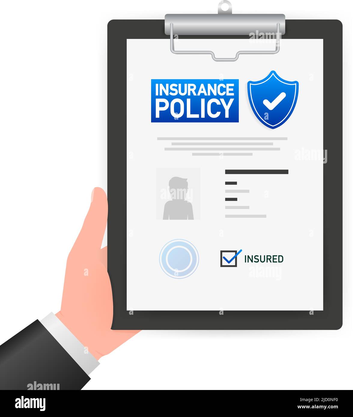 Insurance policy icon. Digital background. Isometric vector ...