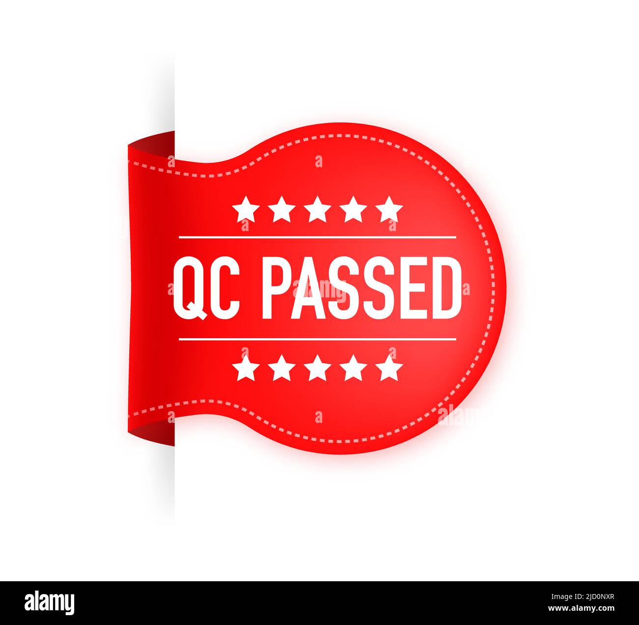 Qc pass label hi-res stock photography and images - Alamy