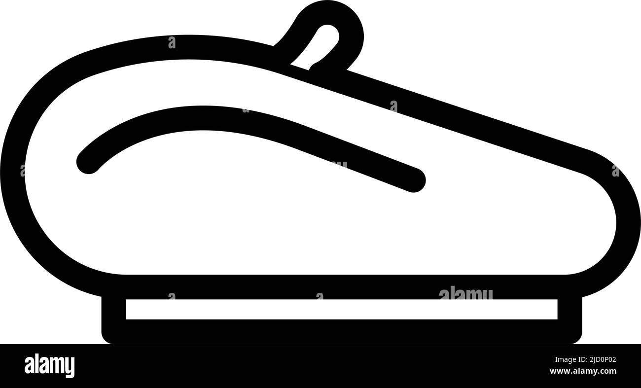 beret french hat line icon vector illustration Stock Vector Image & Art ...