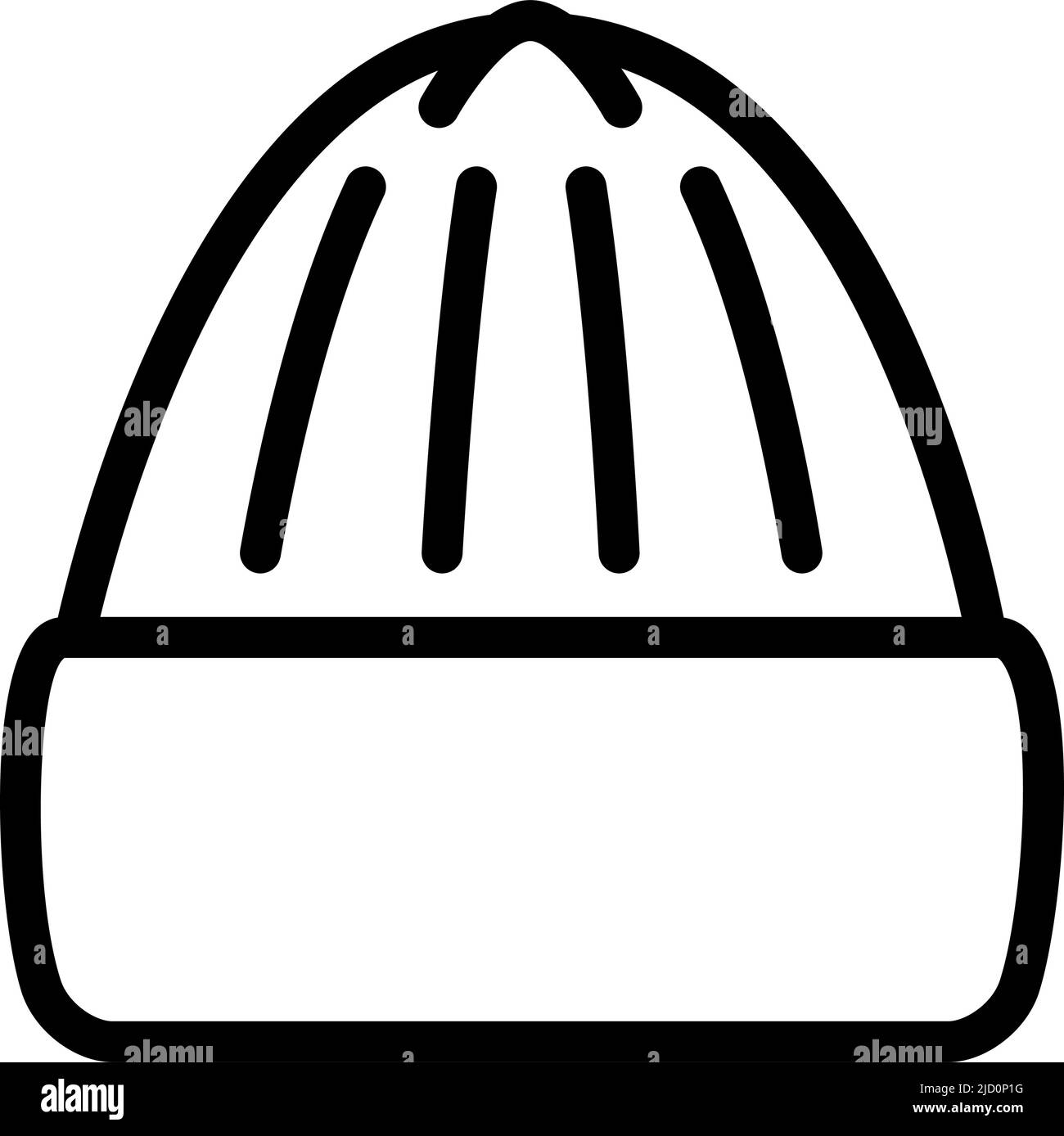 winter season hat line icon vector illustration Stock Vector Image ...