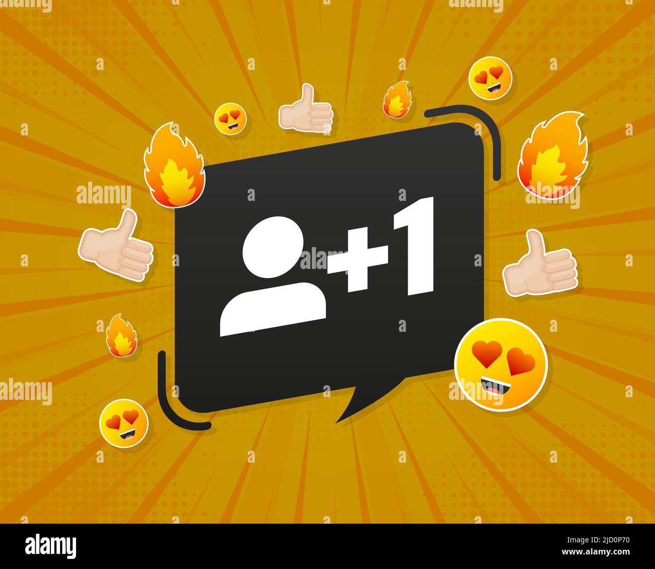 Modern new follower, great design for any purposes. User interface ...