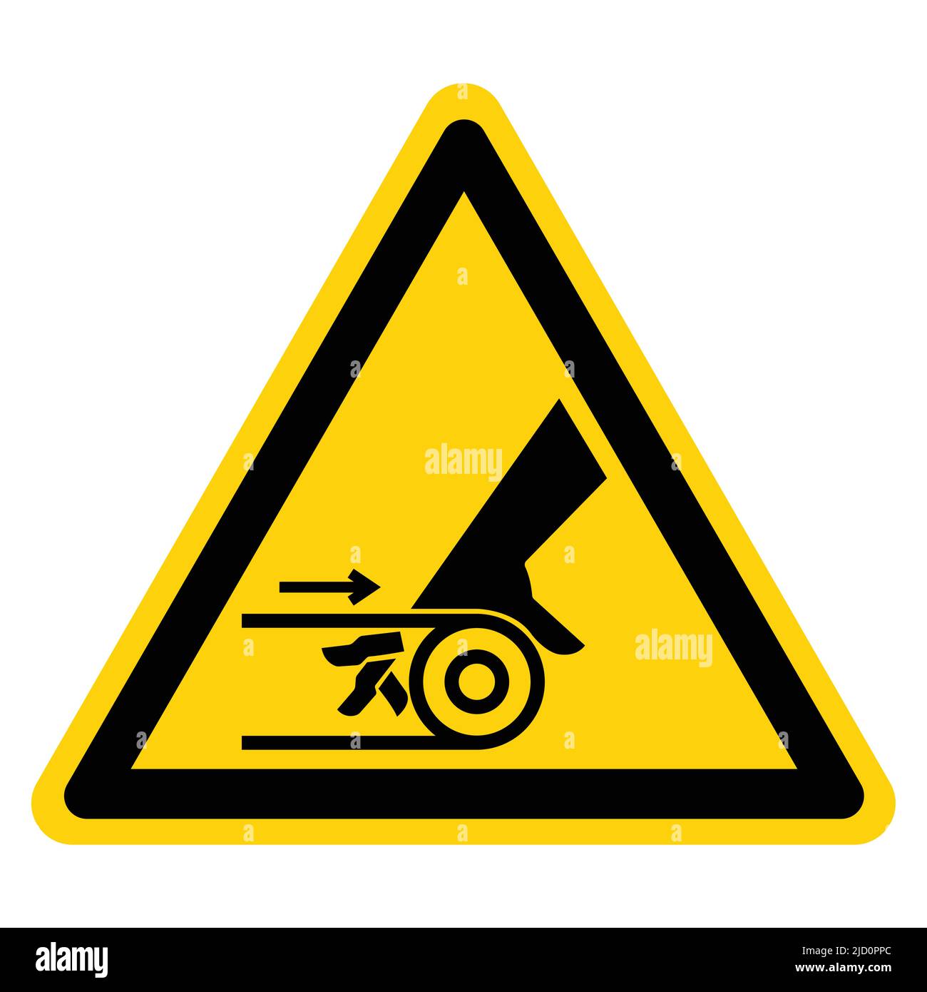 Hand Entanglement Belt Drive Symbol Sign Isolate On White Background ...