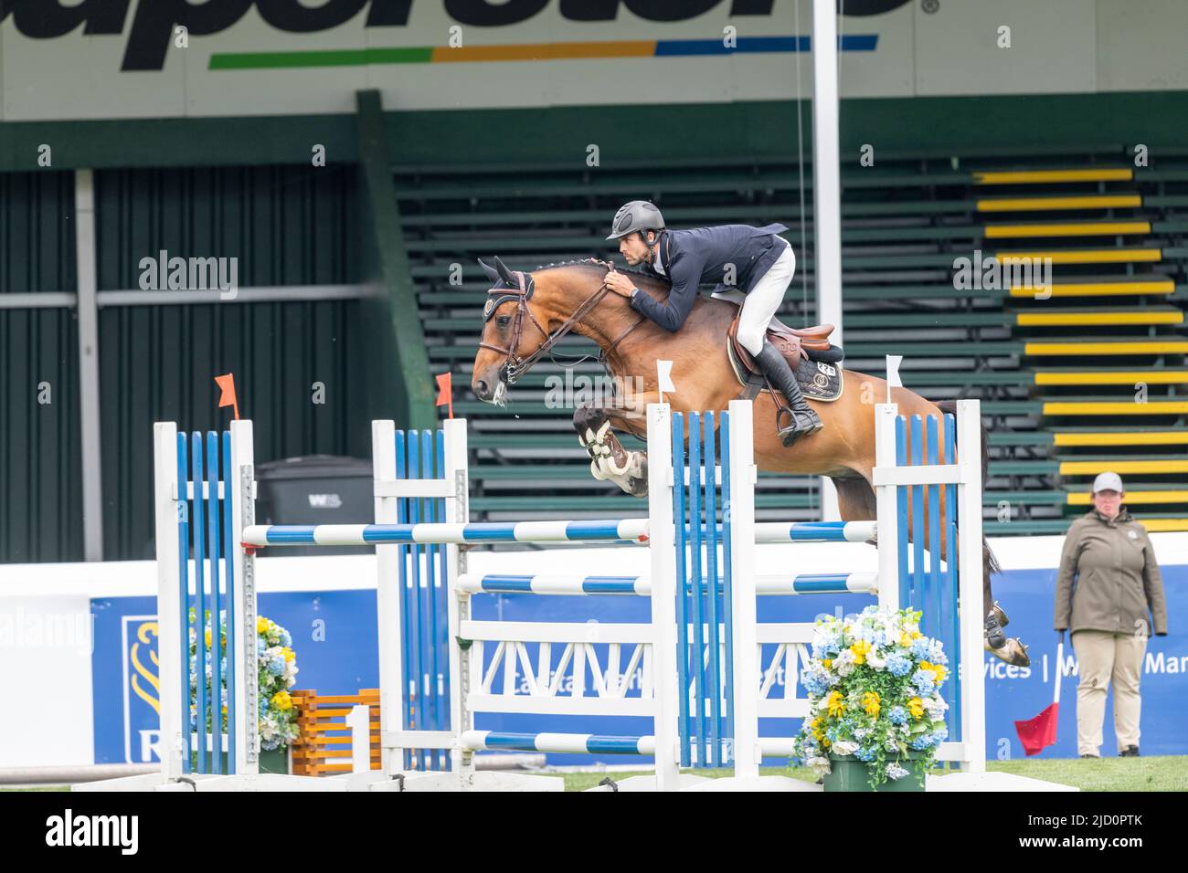 Calgary, Alberta, Canada, 2022-06-16, Eugenio Garza Perez (MEX) riding Victor Finn DH Z, Spruce ...