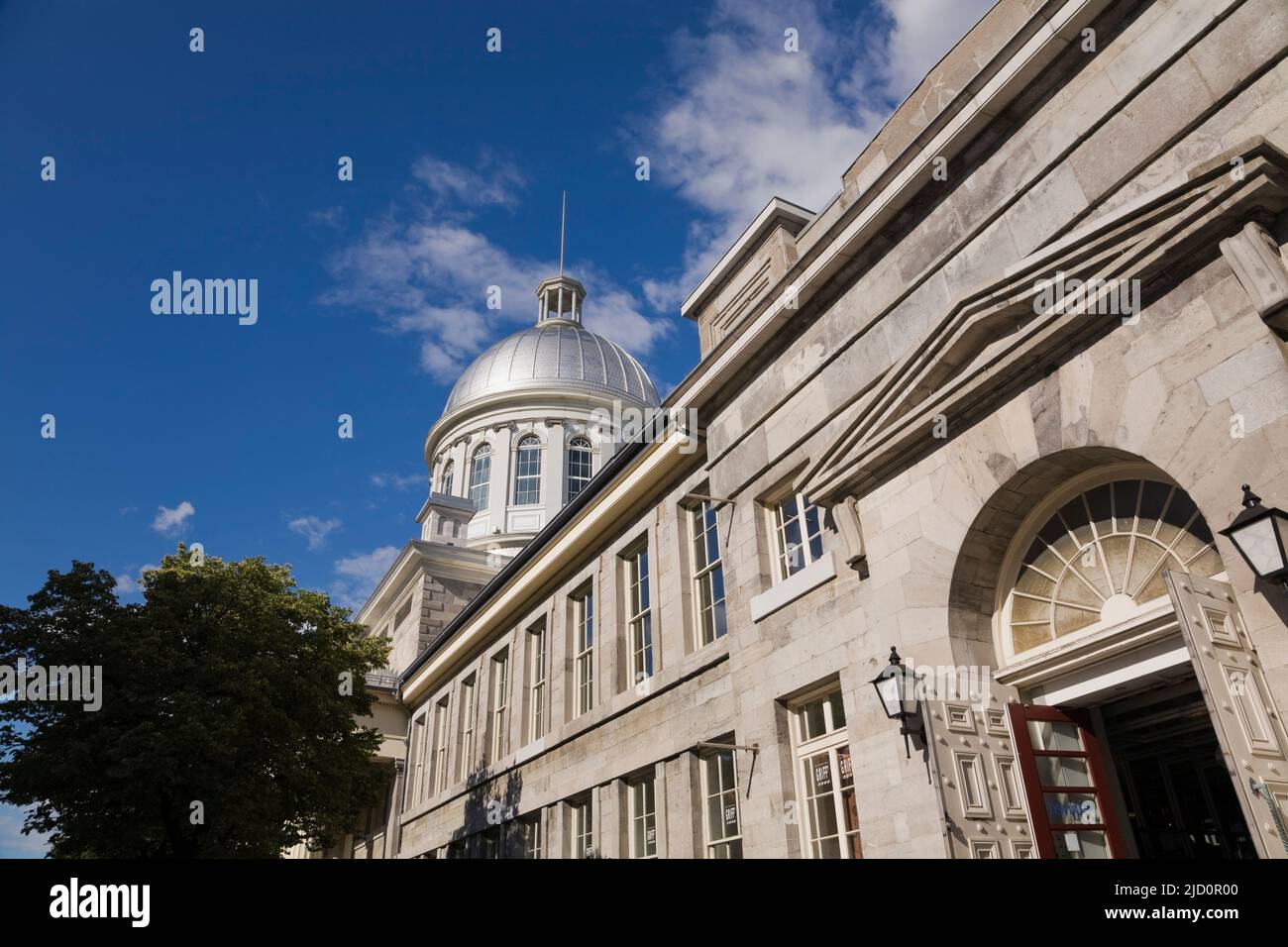 Bonsecours Market building in summer, Old Montreal, Quebec, Canada ...