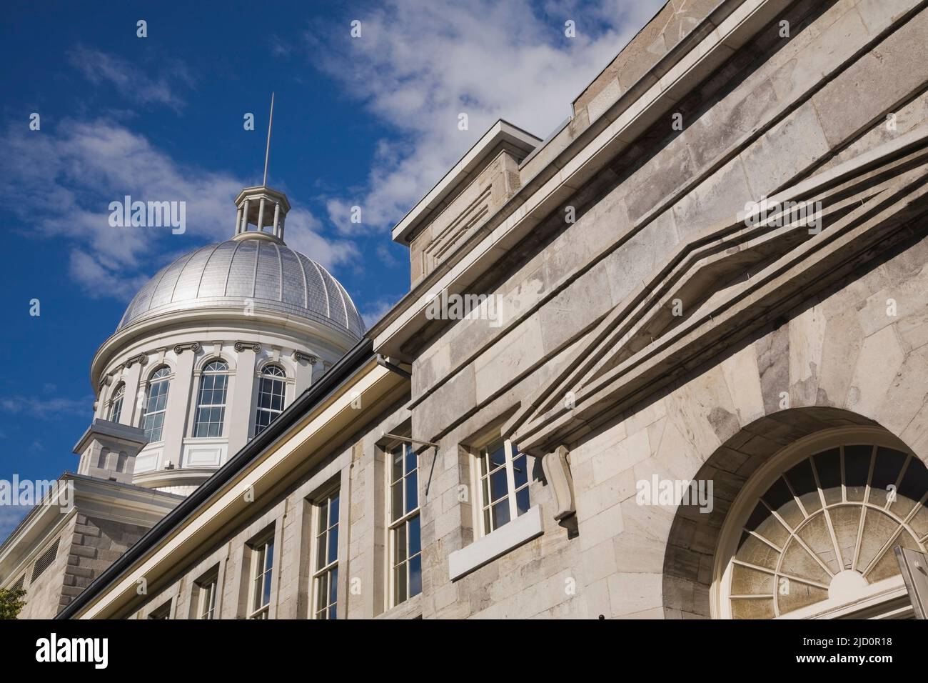 Bonsecours Market building in summer, Old Montreal, Quebec, Canada ...