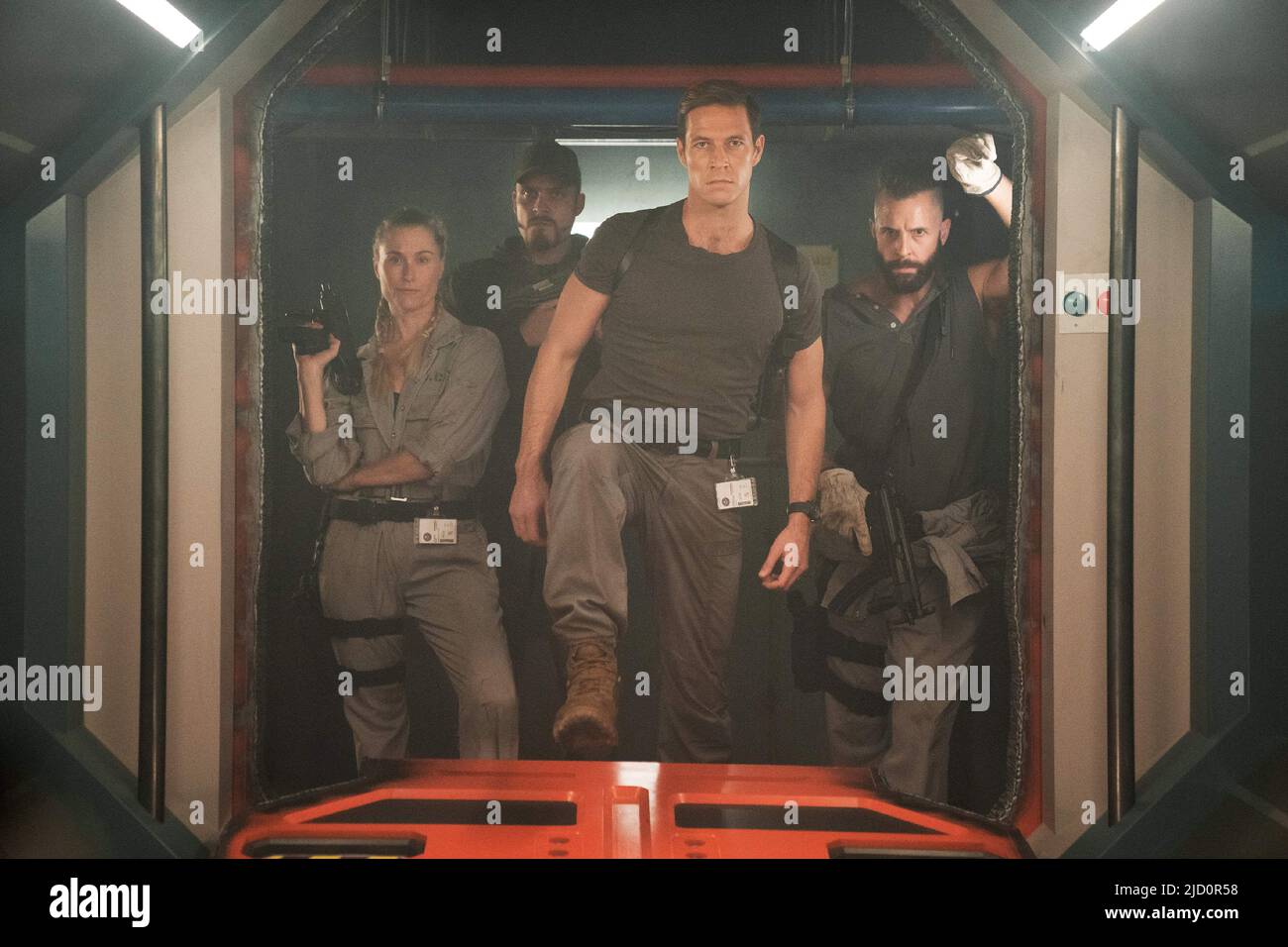 Luke Bracey, "Interceptor" (2022). Photo credit: Brook Rushton/Netflix ...