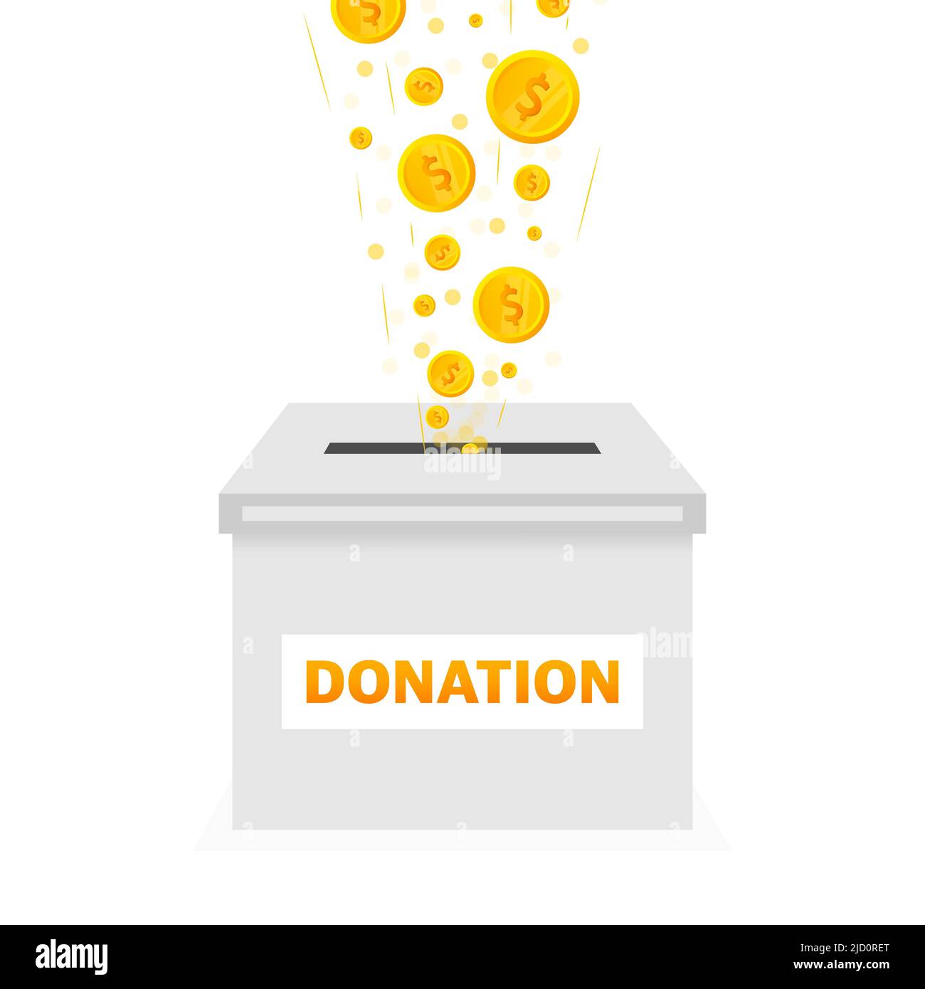 Donation money, great design for any purposes. Doodle collection with ...