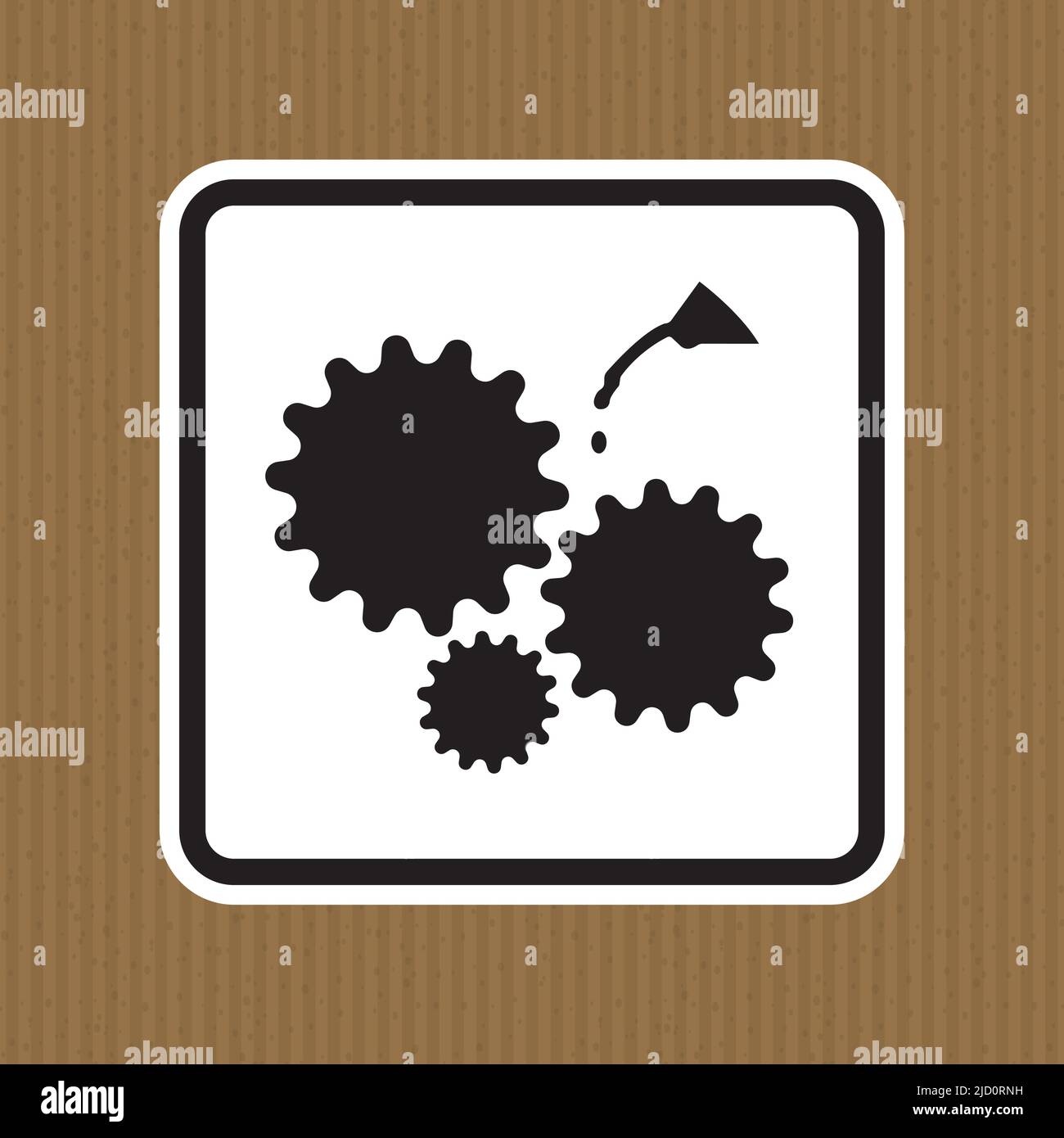 Do Not Oil Symbol On White Background Stock Vector Image & Art - Alamy