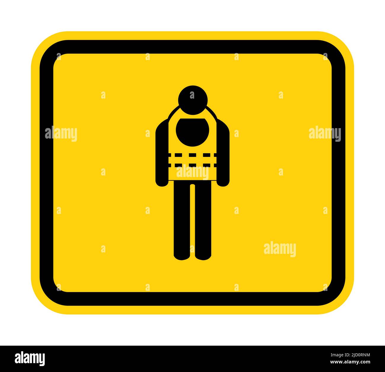 Symbol Wear Life Jacket Isolate On White Background,Vector Illustration ...