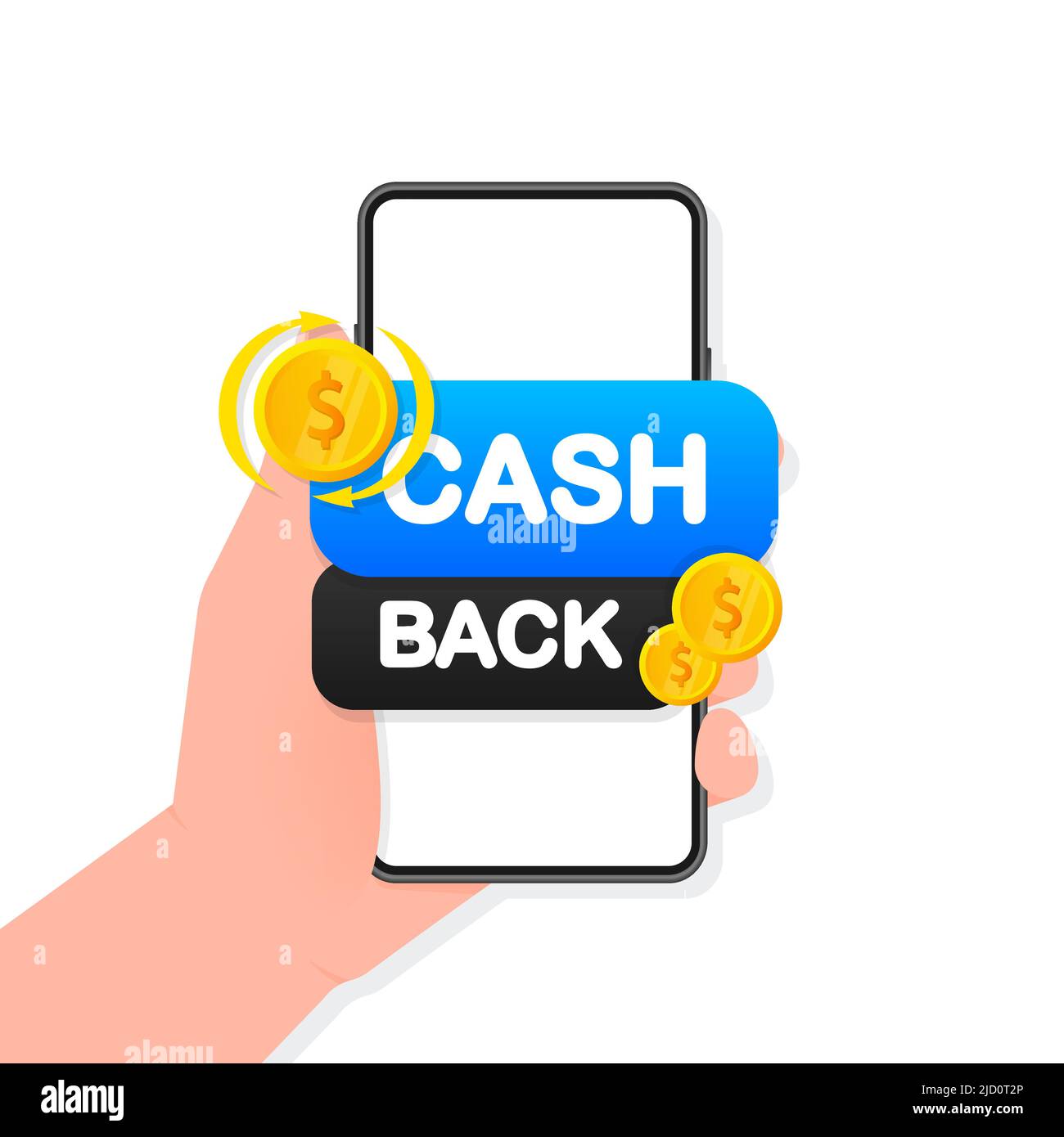 Ribbon cashback symbol logo Stock Vector Images - Alamy