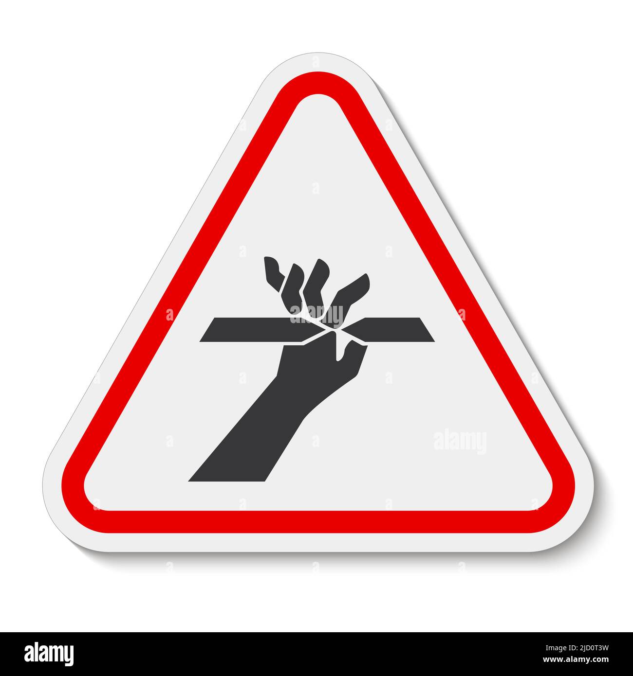 Cutting of Fingers Symbol Sign Isolate on White Background,Vector ...
