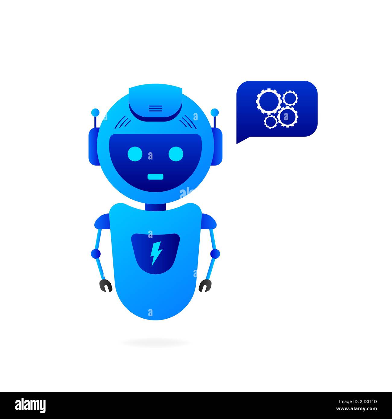 Chatbot icon concept, chat bot or chatterbot. Robot Virtual Assistance ...