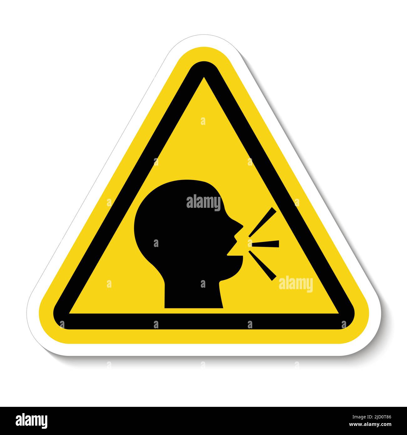 Keep silence sign label Stock Vector Images - Alamy
