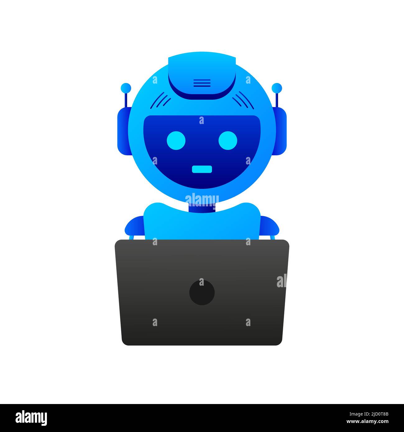 Chatbot icon concept, chat bot or chatterbot. Robot Virtual Assistance ...
