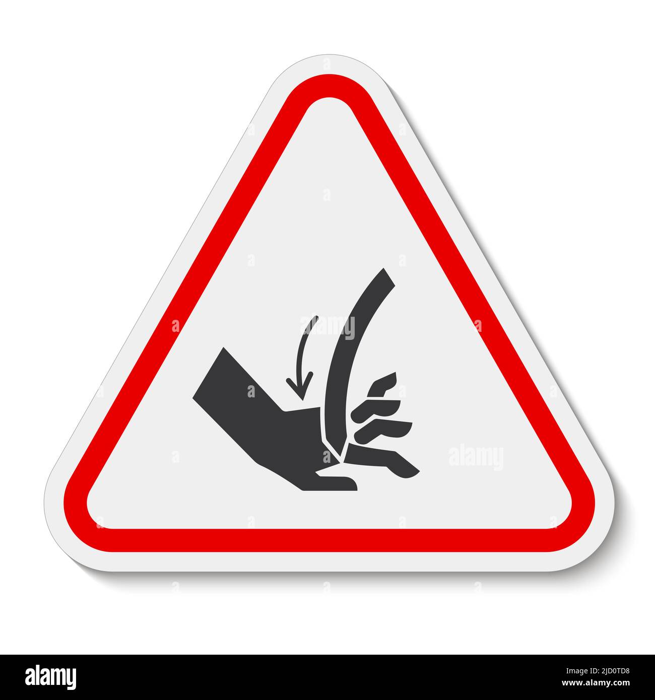 Cutting of Hand Curved Blade Symbol Sign Isolate On White Background ...