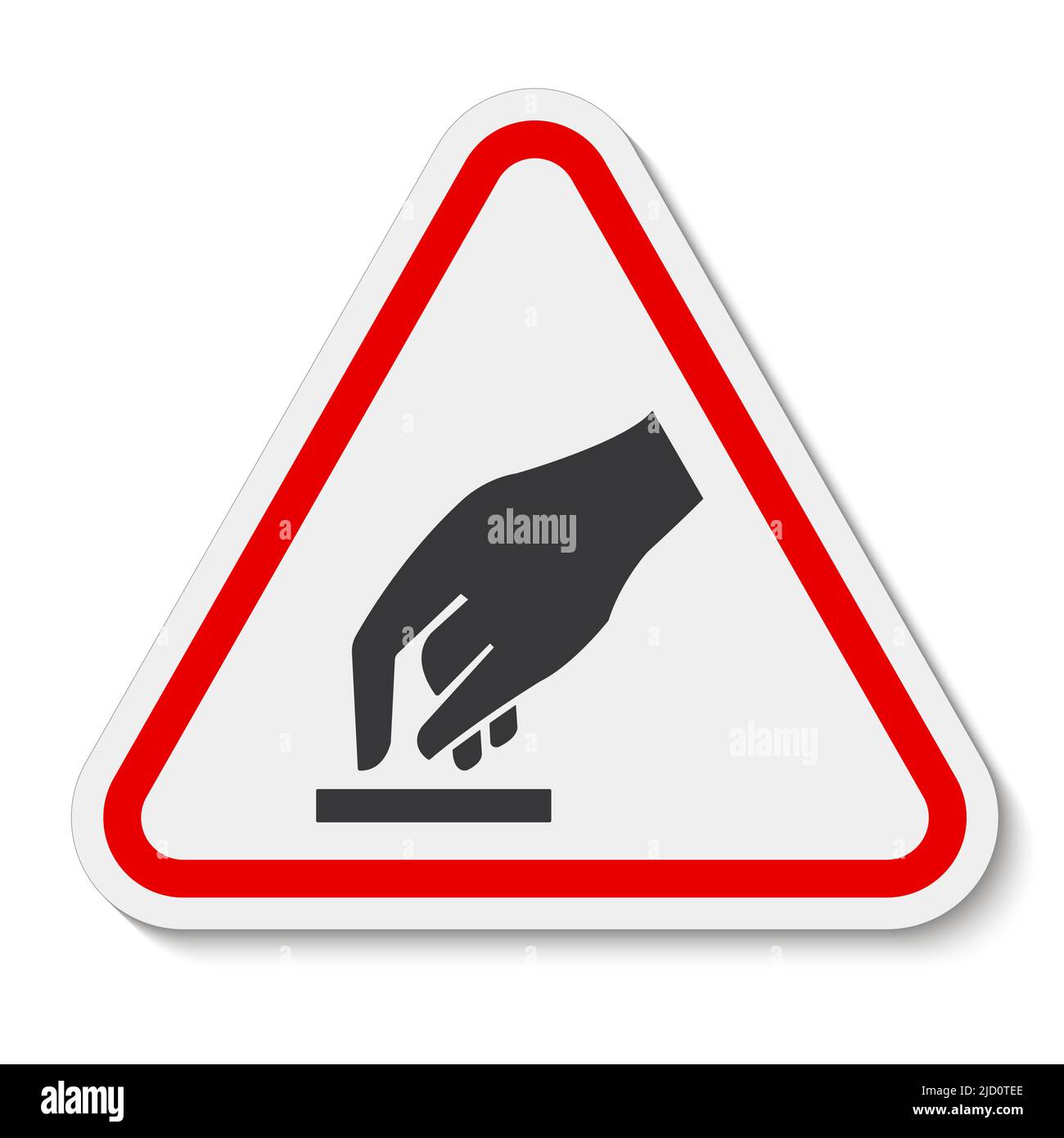 Do Not Touch Symbol Stock Vector Image & Art - Alamy