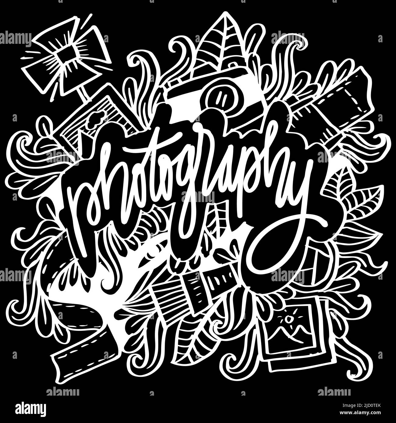 Hand drawn doodle photography Stock Photo - Alamy