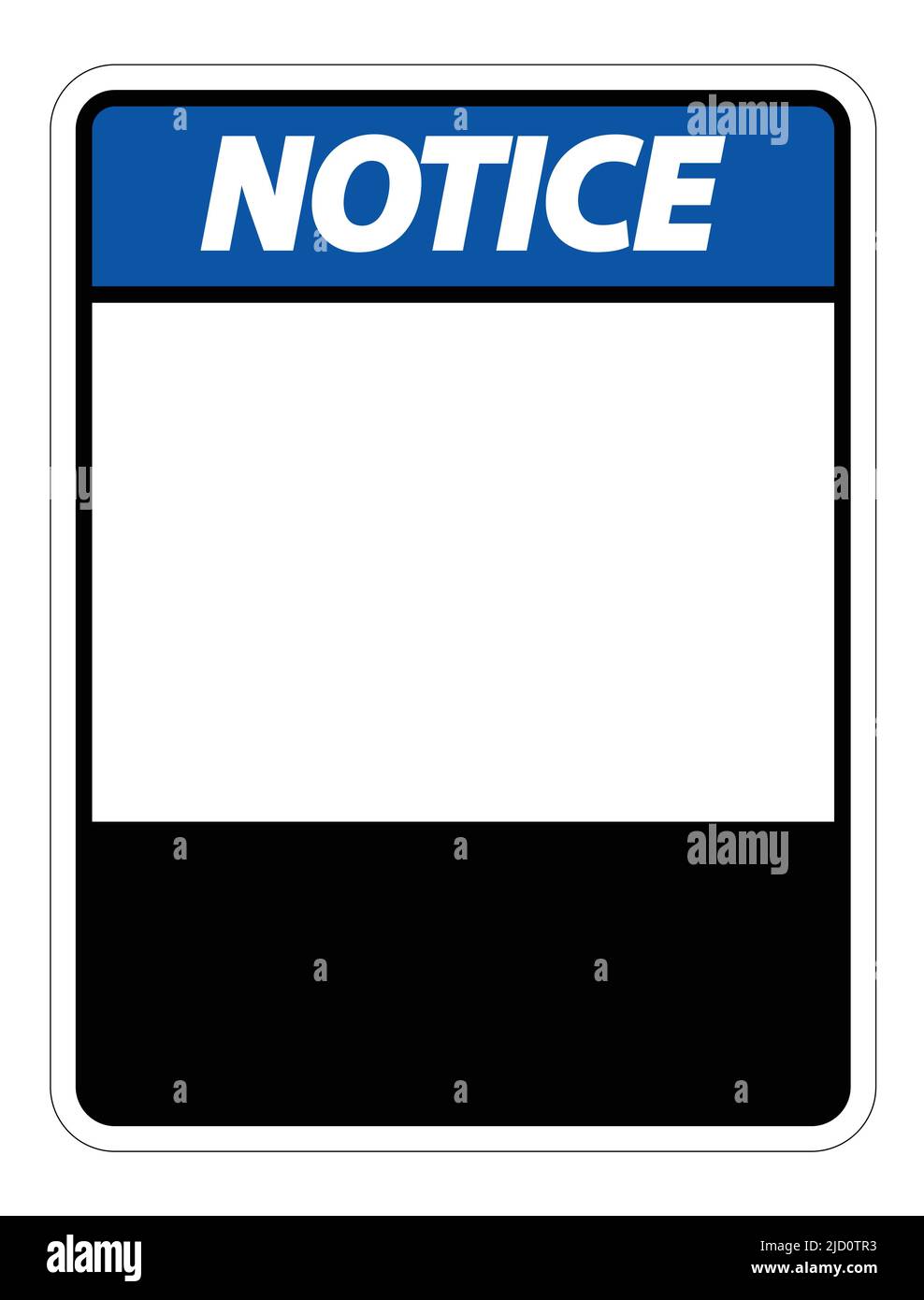 symbol notice sign label on white background,vector illustration Stock ...