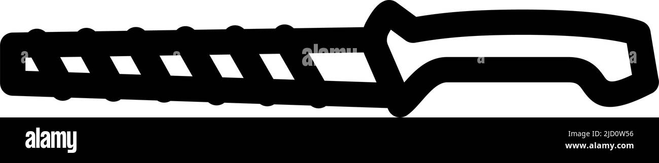 sharpener for knives line icon vector illustration Stock Vector Image ...