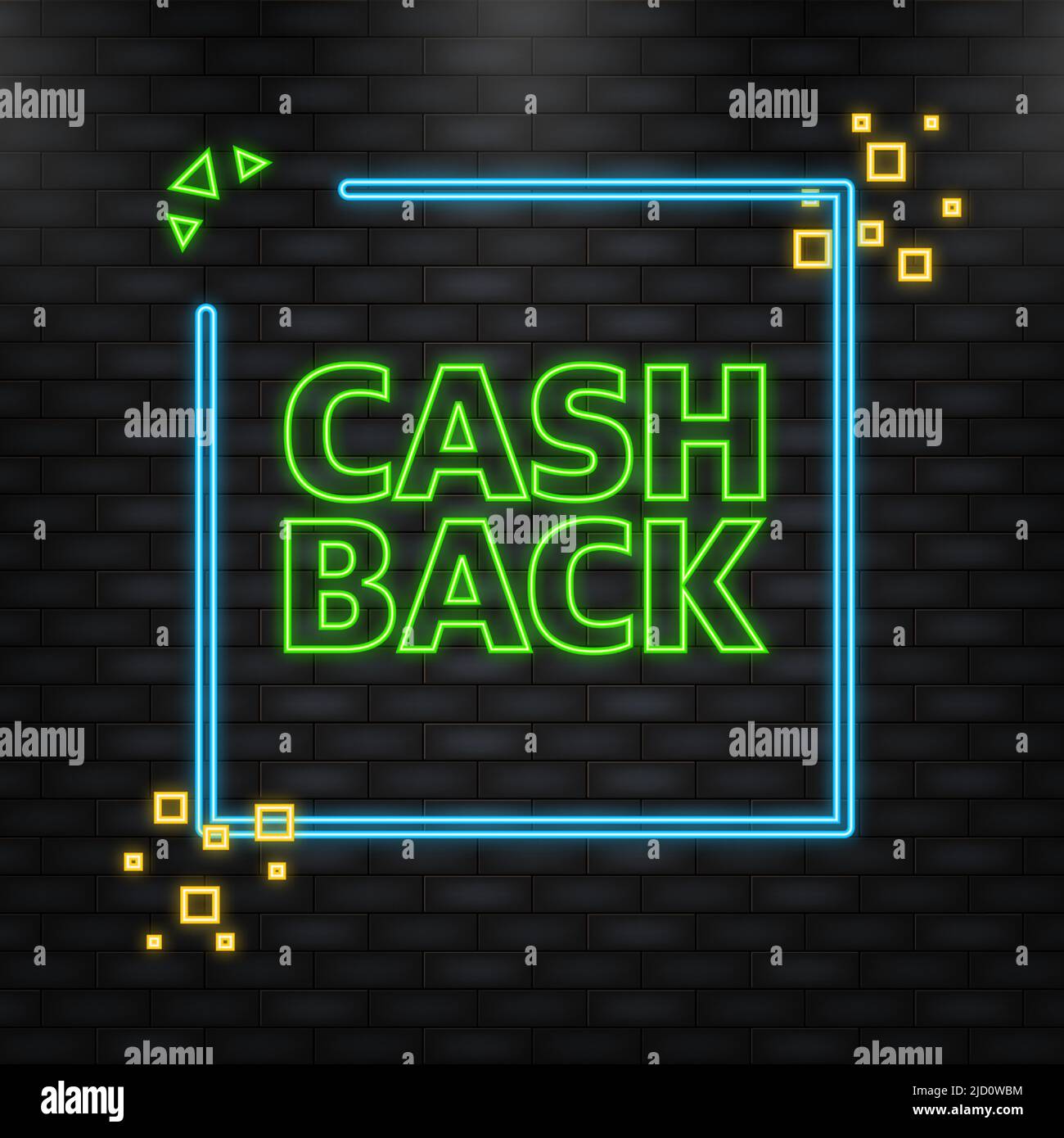 Ribbon cashback symbol logo Stock Vector Images - Alamy