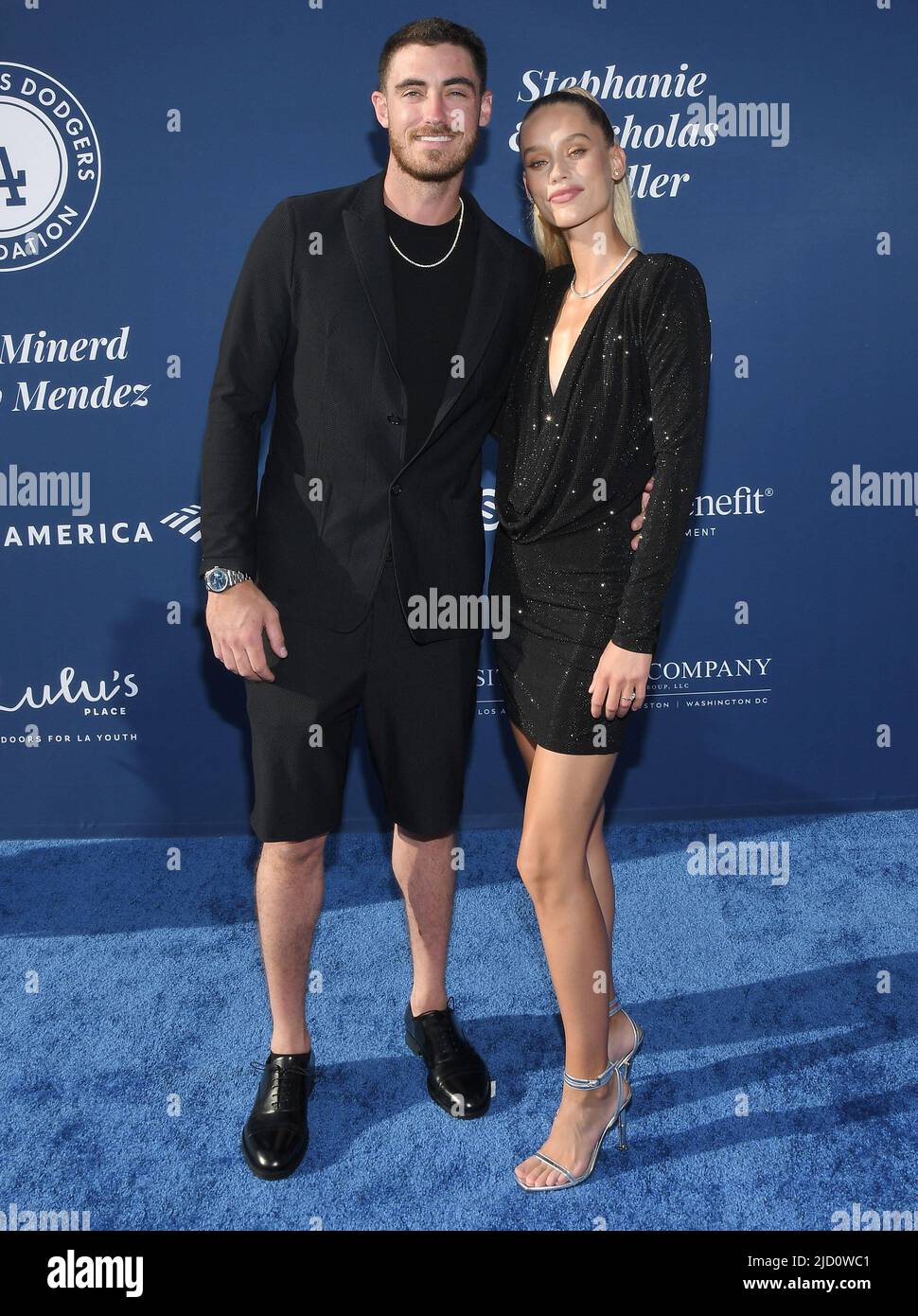 (L-R) Cody Bellinger and Chase Carter at the Los Angeles Dodgers ...
