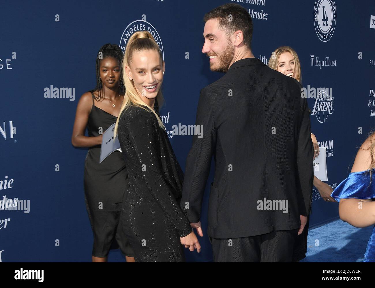 (L-R) Chase Carter and Cody Bellinger at the Los Angeles Dodgers ...