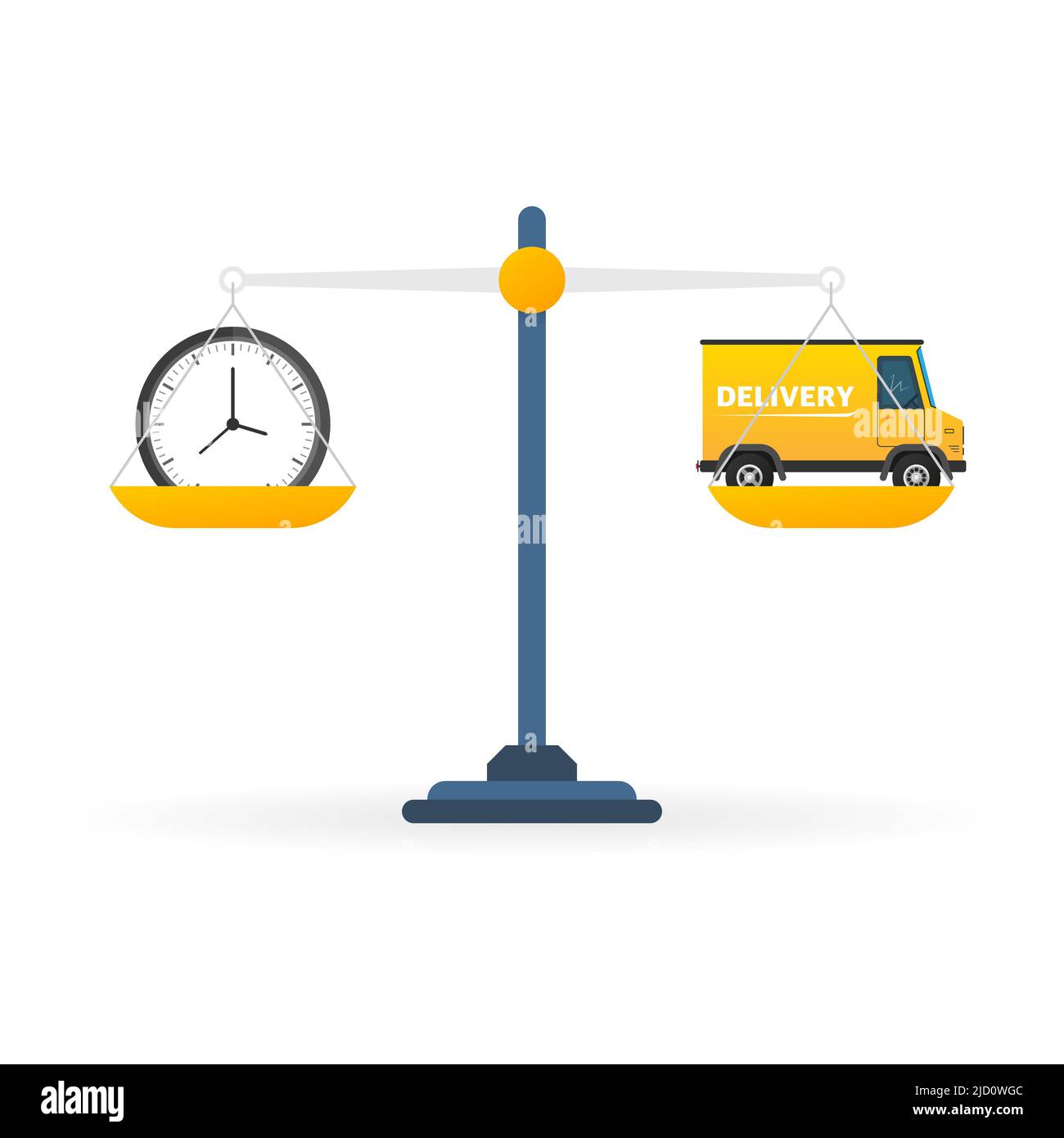 Express delivery service badge. Fast time delivery order with car on ...